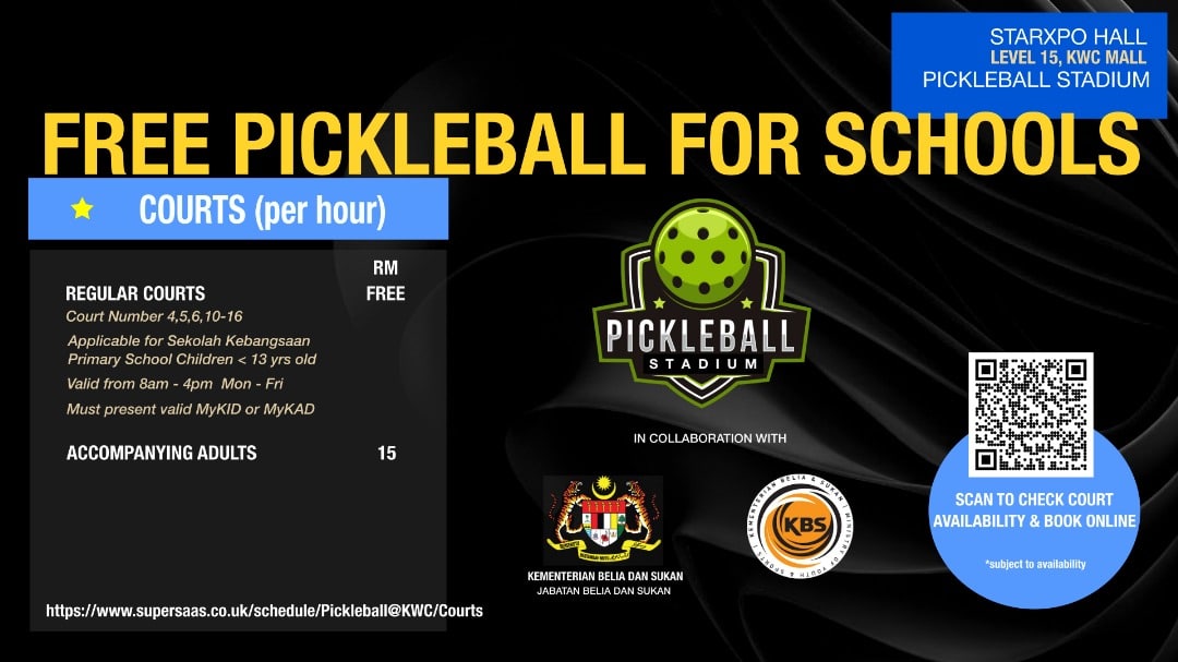 Pickleball Stadium - Largest Indoor Pickleball Court in Kuala Lumpur ...